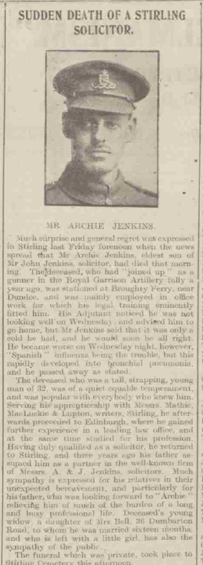 Remembering Archibald (Archie) Jenkins – Broken Columns