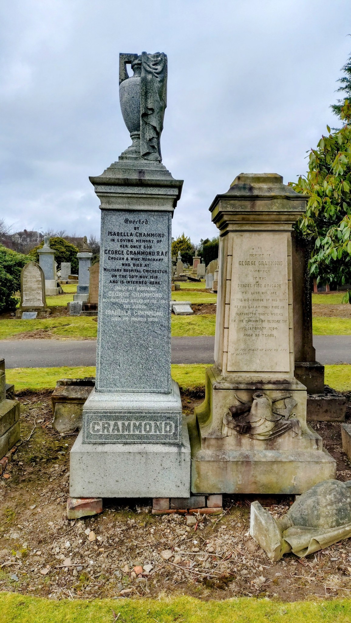 Remembering George Crammond – Broken Columns