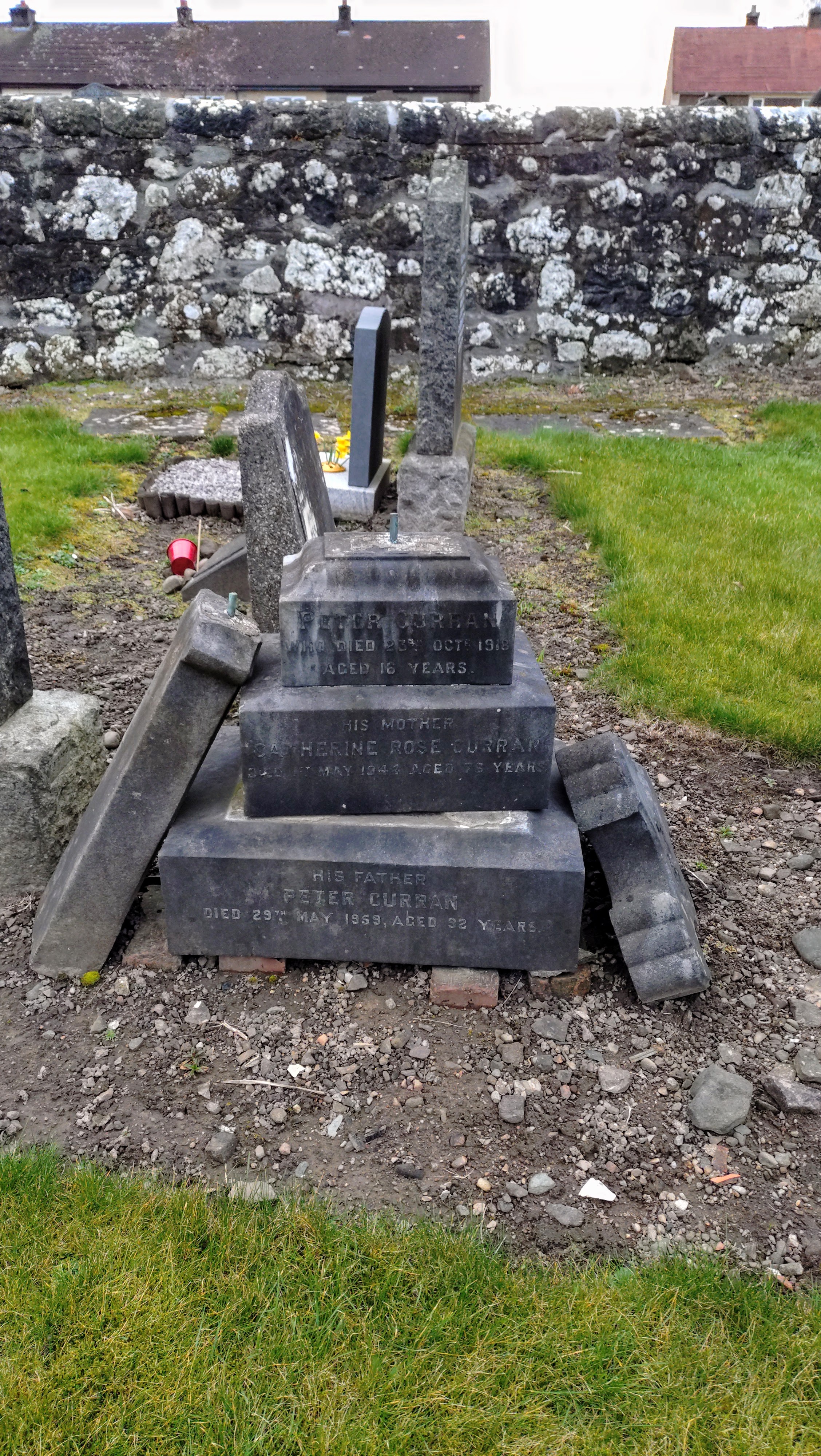 Remembering Peter Curran – Broken Columns