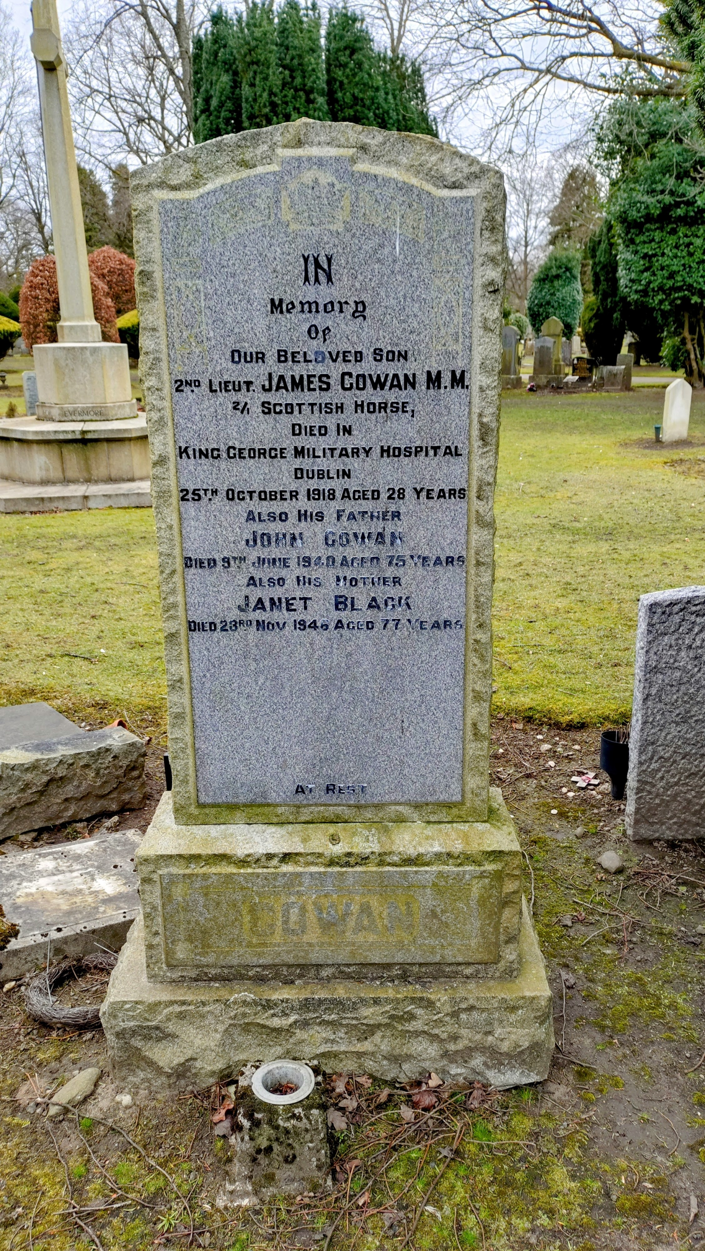 Remembering James Cowan – Broken Columns