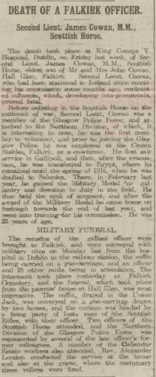 Remembering James Cowan – Broken Columns